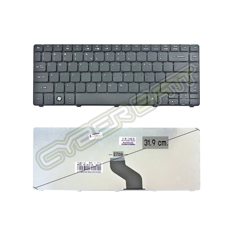 Keyboard Acer Aspire 3810 Black US คีบอร์ดโน๊ตบุ๊ค - Ultimate Royong ...