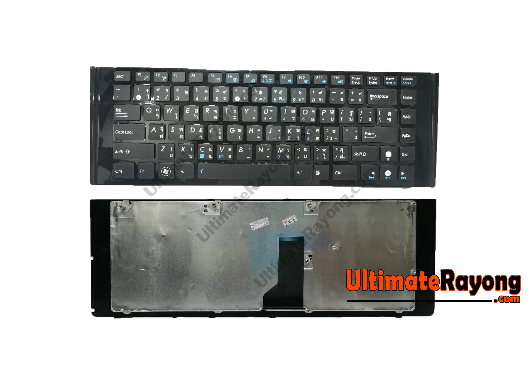 Keyboard ASUS X42DE X42J (น๊อต6ตัว) Black - Ultimate Royong - จัด ...